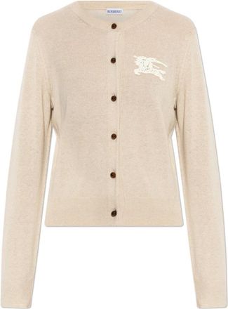 Burberry Femme, Pulls, Beige, Taille: 40 FR EKD Cotton Wool Cardigan