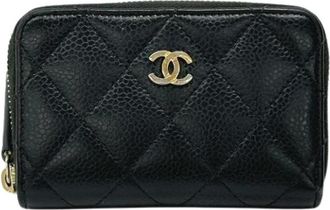 Chanel Pre-owned Cuir petite-maroquinerie - Femme - Pre-owned - Noir - Taille: ONE Size