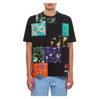 Junya Watanabe Homme, Tops, Multicolore, Taille: S Girocollo T-Shirt