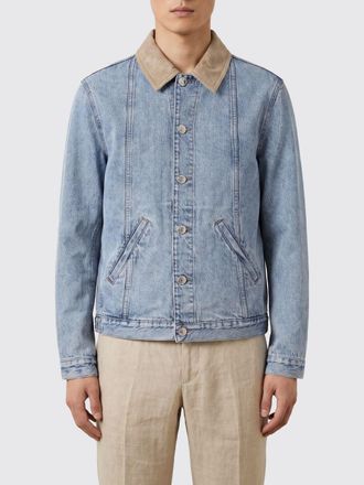 Brunello Cucinelli Surchemise en denim de coton avec poches italiennes