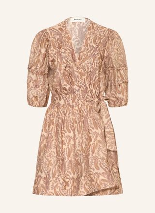 BA&SH Ba&Sh Wickelkleid Teodora Mit 3/4-Arm braun