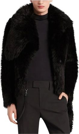 Courr&egrave;ges Veste courte duveteuse - Femme - Vestes - Noir - Taille: 40 FR