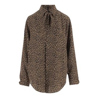 SA SU PHI Seidenbluse mit Animal-Print - - Blouses & Shirts - Damen - Mehrfarbig - XL