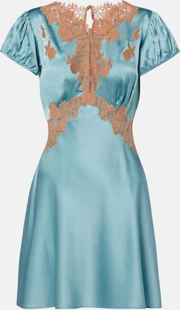 D&ocirc;en D&ocirc;en Robe Junia en soie &agrave; dentelle