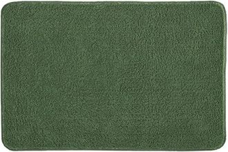 Kleine Wolke Badteppich Ricco mit 65 x 115 cm in Forest aus 100% Polyester