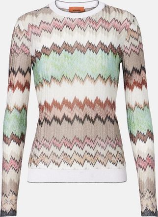 Missoni Top aus H&auml;kelstrick