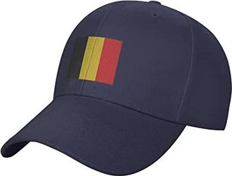 Generic Casquette De Baseball Drapeau De La Belgique Snapback Hat Anti Soleil,Casual Casquette Baseball pour Tennis Camping Activit&eacute;s