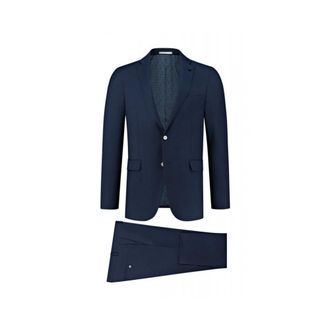 Michael Kors Birdseye Wollanzug - - Suits - Herren - Blau - 2XL