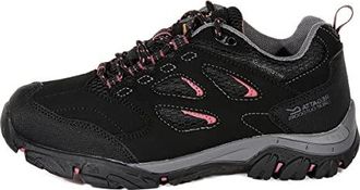 Regatta Femme Chaussures Techniques de Marche Basses Holcombe Walking Shoe, Black Deco Rose, 37 EU