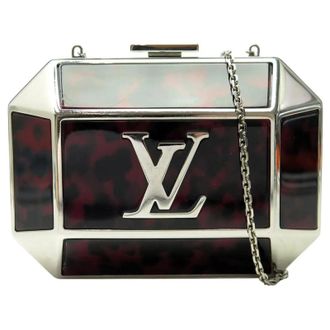 Louis Vuitton Crossbody Bags - LOUIS VUITTON CLUTCH-TASCHE AUS ACETAT IM SCHILDKR - Gr. unisize - in Silber - f&uuml;r Damen