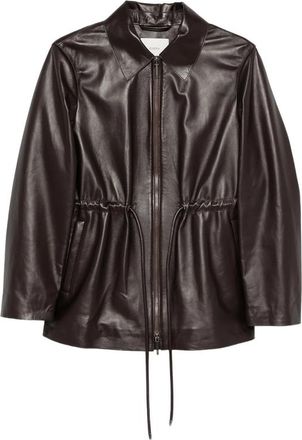 Joseph Drawstring Leather Jacket