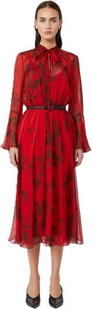 Max Mara Femme, Robes, Rouge, Taille: 40 FR Klenia Dress
