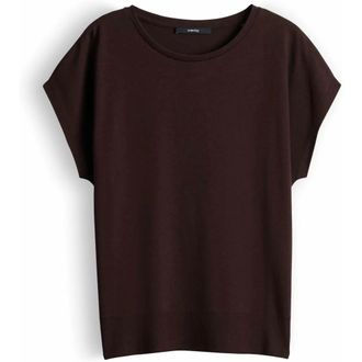 someday Kaja Kurzarmshirt - - Tops - Damen - Braun - S