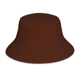 Generic Chapeau De Godet Image Marron Ch&acirc;tain Chapeaux De Visi&egrave;re Mode &Agrave; Large Bord Bonnet Soleil, pour Le Camping, Sports, De P&ecirc;che, 56-58cm