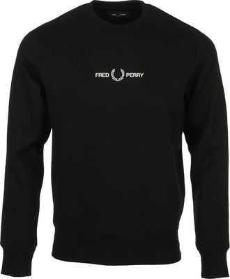Fred Perry Embroidered Sweatshirt, Sweatshirt - L