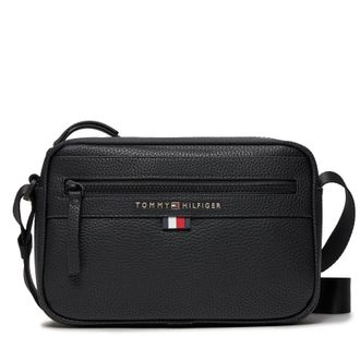 Tommy Hilfiger Umh&auml;ngetasche Tommy Hilfiger Essential Pu Ew Reporter AM0AM12093 Schwarz