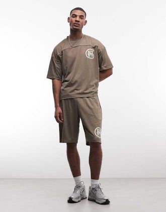 Good For Nothing Short densemble baggy en jersey - Marron-Brown