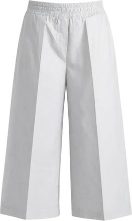 Liviana Conti Femme, Pantalons, Gris, Taille: 42 FR Omar Cropped Pantalons