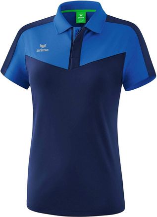 Erima Damen Squad Sport Poloshirt (1112007), New royal/New Navy, 40