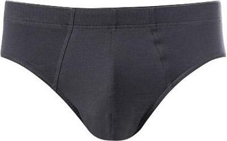 Hanro Herren Slip grau Baumwolle & Mix unifarben
