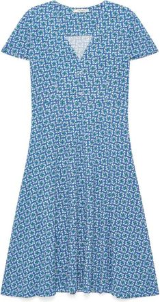 Maliparmi Maliparmi, Femme, Robes, Bleu, Taille: 42 FR Mini Robe Moulin&eacute;