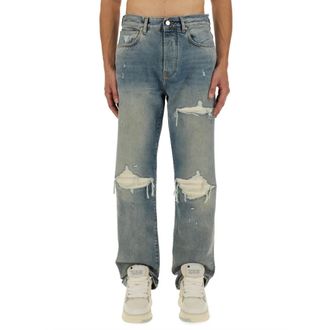 Amiri Homme, Jeans, Bleu, Taille: W30 L32 Jean Droit Suede MX1