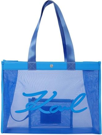 Karl Lagerfeld Femme, Sacs, Bleu, Taille: ONE Size Sapporo Handas