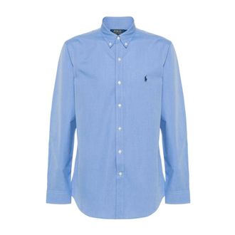 Polo Ralph Lauren Homme, Chemises, Bleu, Taille: S Chemise de Sport Bleue End On End