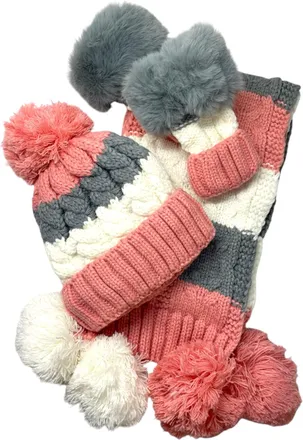Kumixi M&uuml;tze Set: M&uuml;tze & Loop Schal & Handschuhe