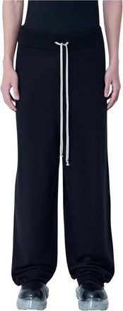 Rick Owens Homme, Pantalons, Noir, Taille: L Pantalon de surv&ecirc;tement &agrave; cordon de serrage