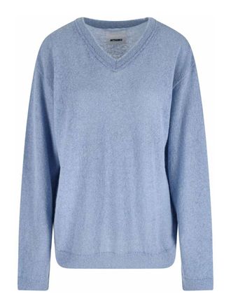 MYTHINKS Pull Col Rond - Bleu