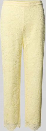 Marc Cain Feminine Fit Stoffhose mit Ausbrenner-Effekt