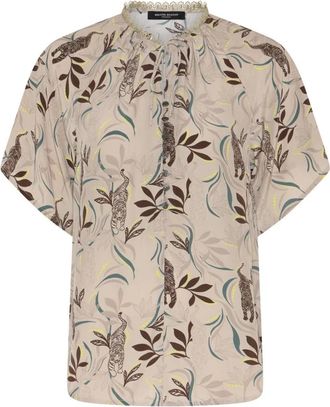 Bruuns Bazaar Femme, Blouses et Chemises, Beige, Taille: 38 FR BarcellaBBKarly Blouse