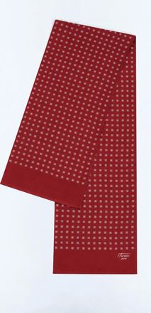 Fursac Foulard en soie &agrave; motif - Taille Unique - Homme
