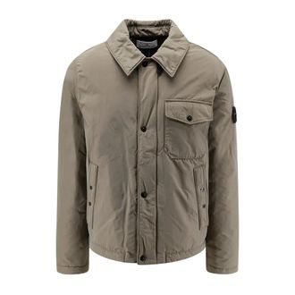 Stone Island Steppjacke - - Jackets - Herren - Gr&uuml;n - M