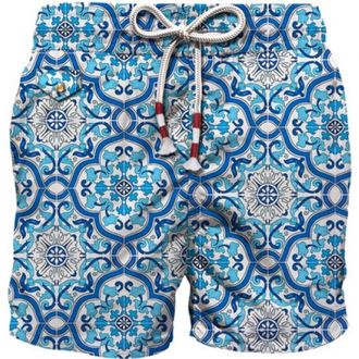 MC2 Saint Barth Homme, Maillots de bain, Bleu, Taille: XL Vêtements Blue Sea avec imprimé intégral