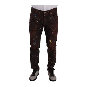 Dolce & Gabbana Homme, Jeans, Multicolore, Taille: XL Jeans slim