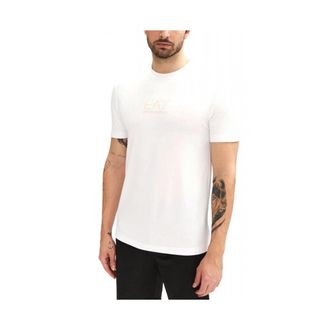 Emporio Armani Gold Label Viscose-Jersey Crew T-Shirt - - Tops - Herren - Wei&szlig; - XL