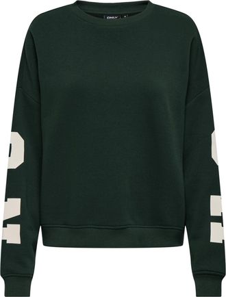 Only Onlsweat L/S Back/Sleeve Print SWT Noos