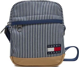 Tommy Jeans Umhängetasche Tjm Ess Daily Stripe Reporter AM0AM13327 Blau
