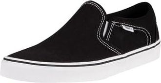 Vans Homme Asher Basket, Noir Canvas Black White, 44.5 EU