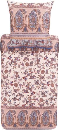 Bassetti Genova Bettwäsche + 1 Kissenhülle aus 100% Baumwollsatin in der Farbe Gelb Y1, Maße: 155x220 + 1 K 80x80 cm - 9321857