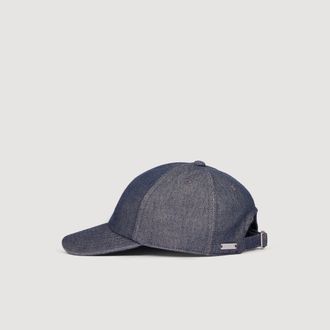 Sandro Denim-Kappe mit Logo
