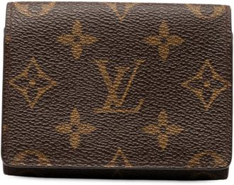 Louis Vuitton Portemonnaie - Monogram Envelope Business Card Holder - Gr. unisize - in Braun - f&uuml;r Damen