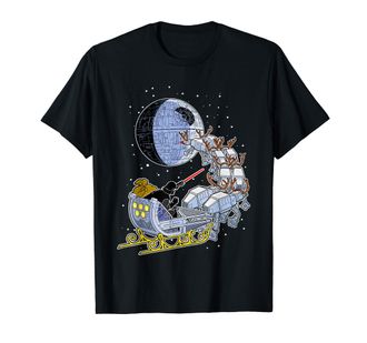 Star Wars Vader Sleigh Away T-Shirt
