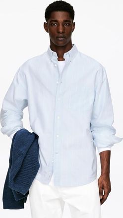 Arket Oxford-Hemd In Oversized-Passform -Blau