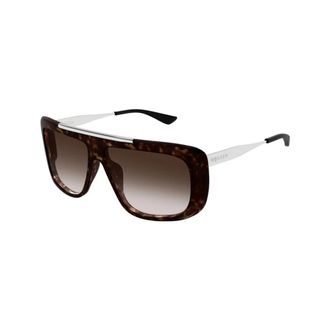 Alexander McQueen Oversized Square Sonnenbrillen - - Accessories - unisex - Braun - 60 MM