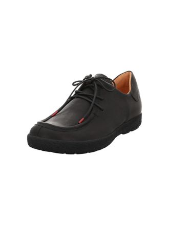 Think Think GEOAG Herren chromfrei gegerbte nachhaltige Halbschuhe, SCHWARZ 0000, 42.5 EU