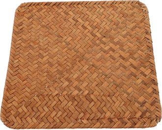 Valiclud Seegras Platzset Retro 20x20cm Gewebe Hitzebest&auml;ndig rutschfest F&uuml;r Esstisch Kaffeetassenuntersetzer