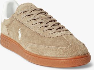 Polo Ralph Lauren Baskets aspect daim en cuir m&eacute;lang&eacute;